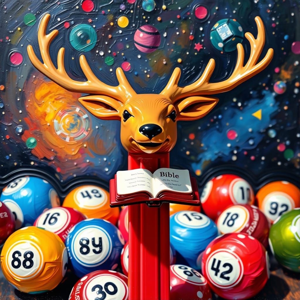 Our "Deer" Friend Pez "The Dispenser" @CosmicCanvas