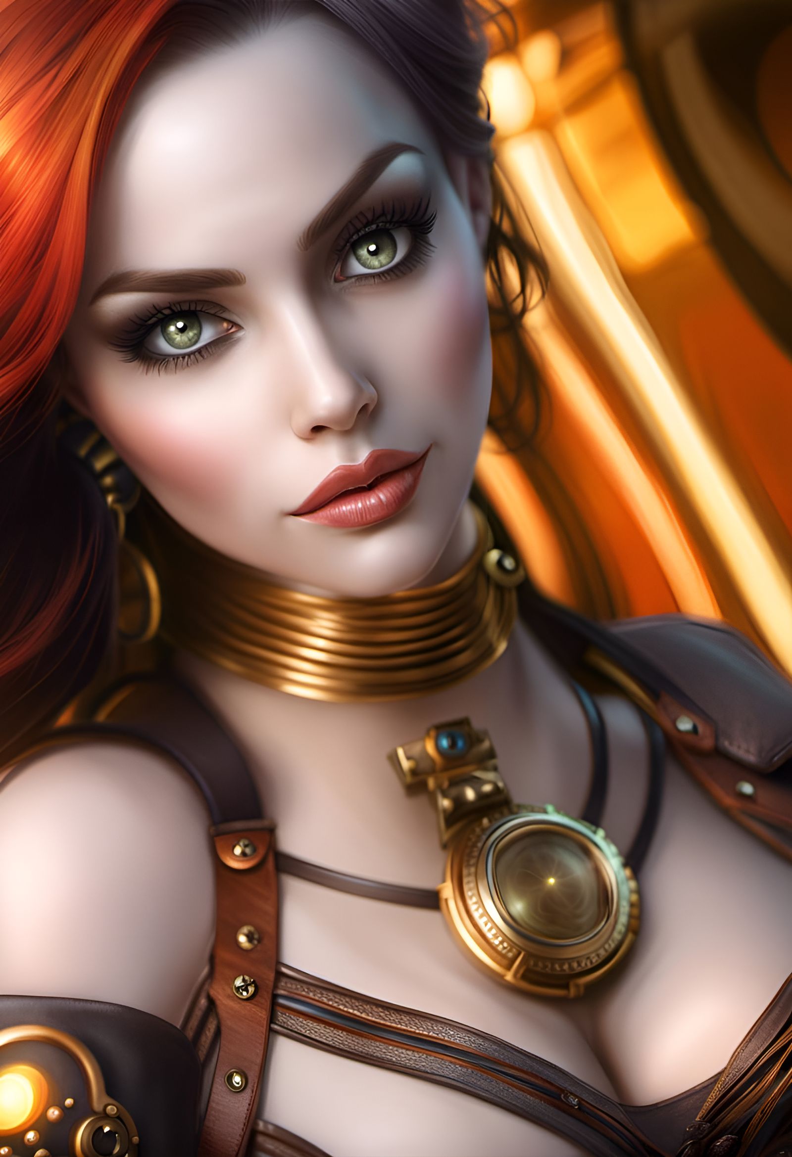 Techno-Princess Diana Avarza The Technopathic Of Vitriolic Steam - AI ...