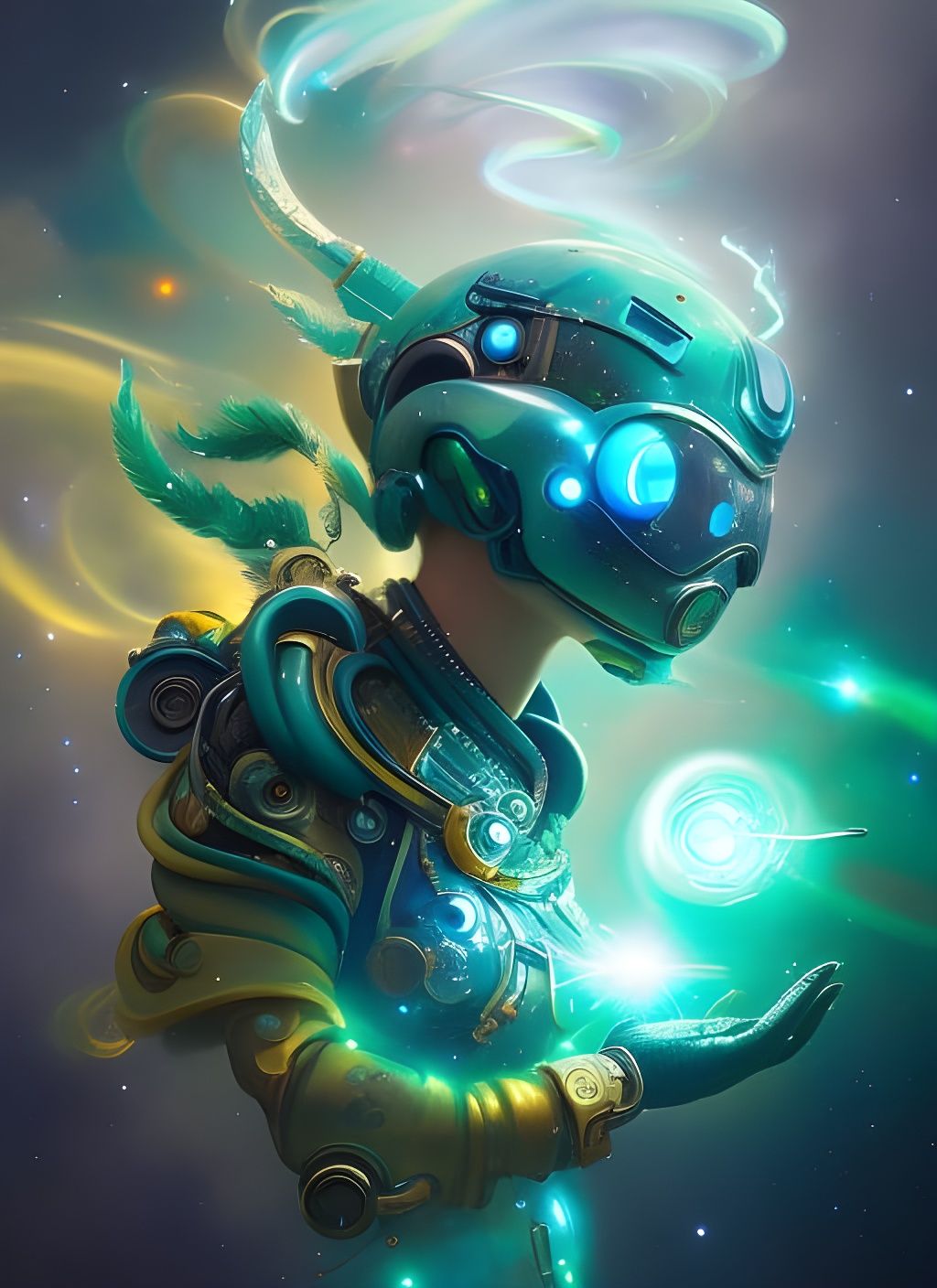 Cosmic Power - AI Generated Artwork - NightCafe Creator