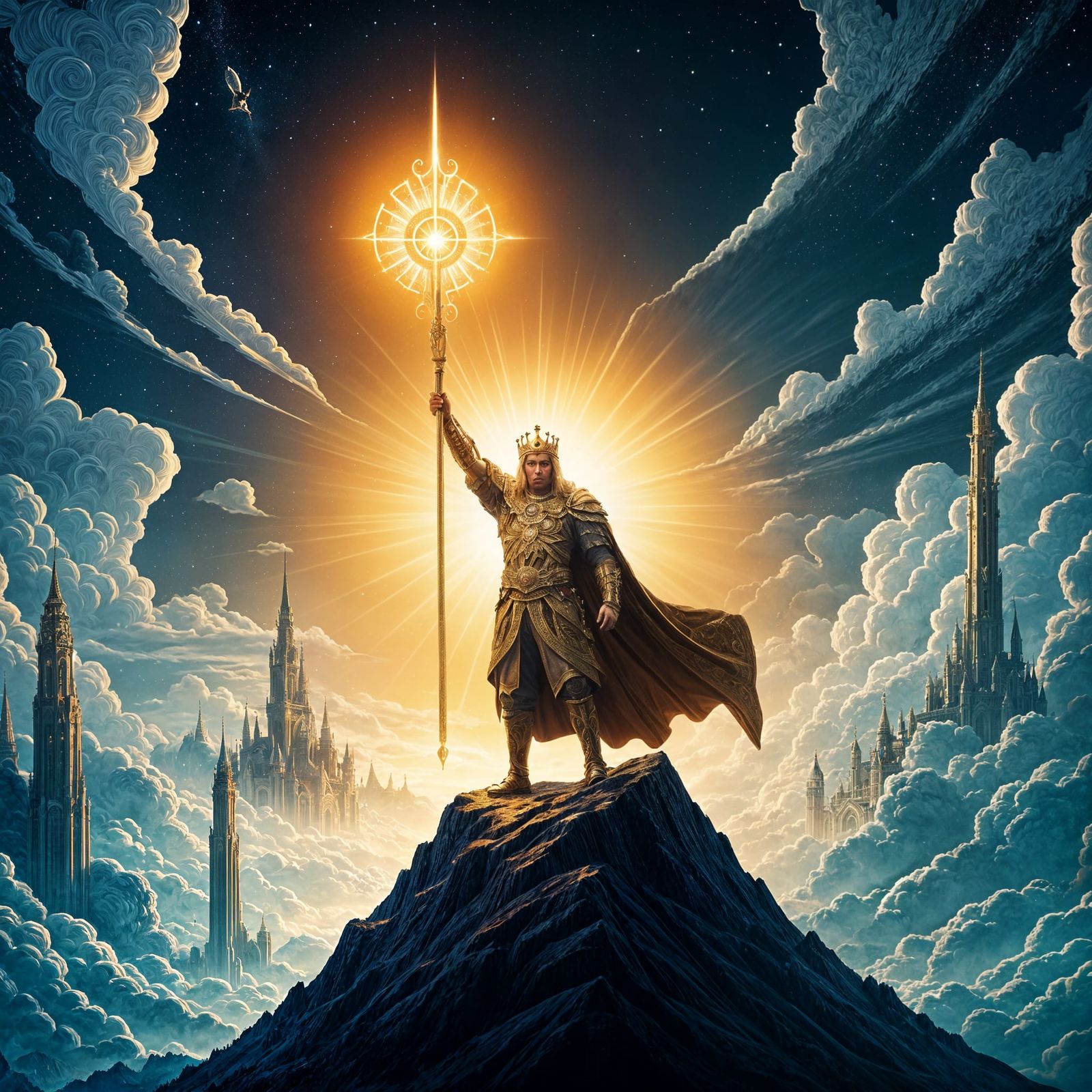 Behold the King!!! - Golden King Ascends Amidst Celestial Sp...
