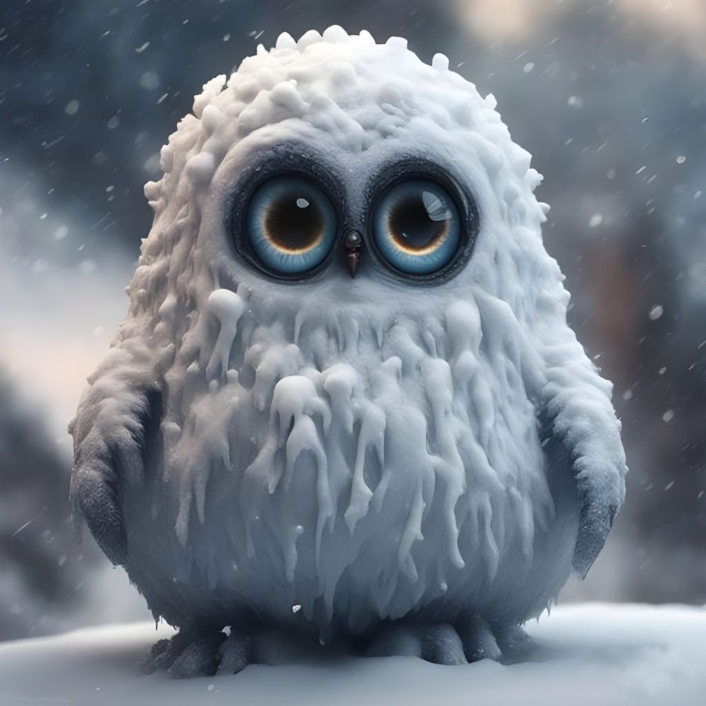 Meet snowy - AI Generated Artwork - NightCafe Creator