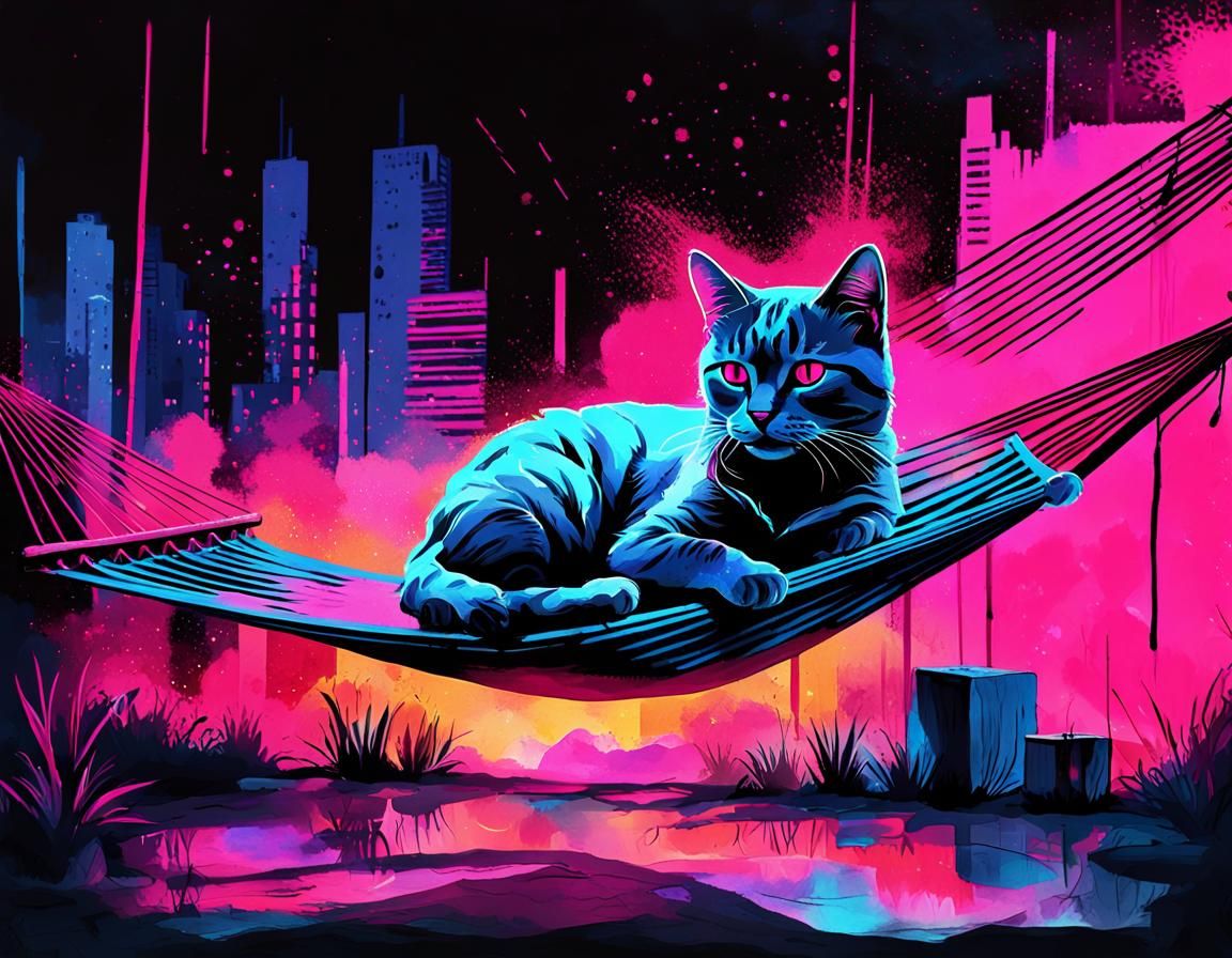 Urban Cat - AI Generated Artwork - NightCafe Creator
