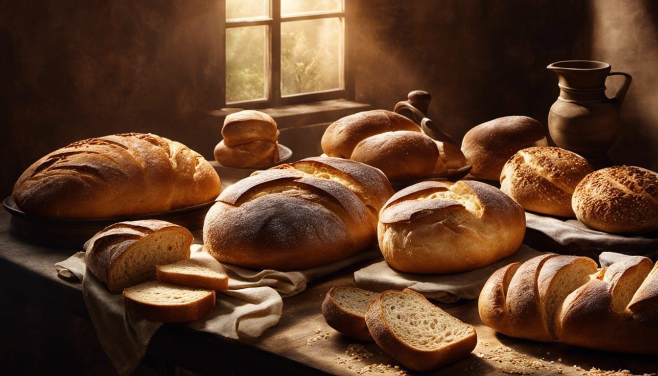 Different Kinds of Bread - AI Generated Artwork - NightCafe Creator