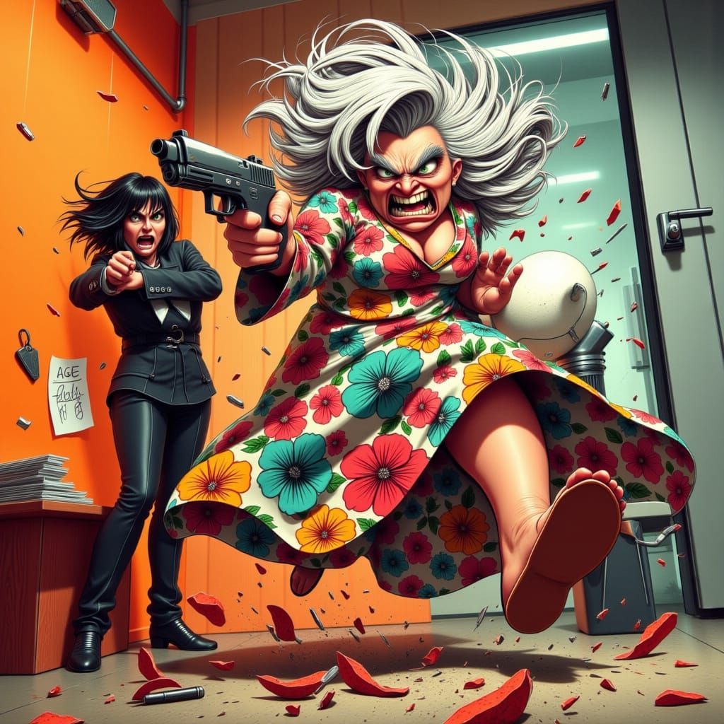 Angry Meemaw Channels John Wick 3 - Vibrant Meemaw Unleashes...