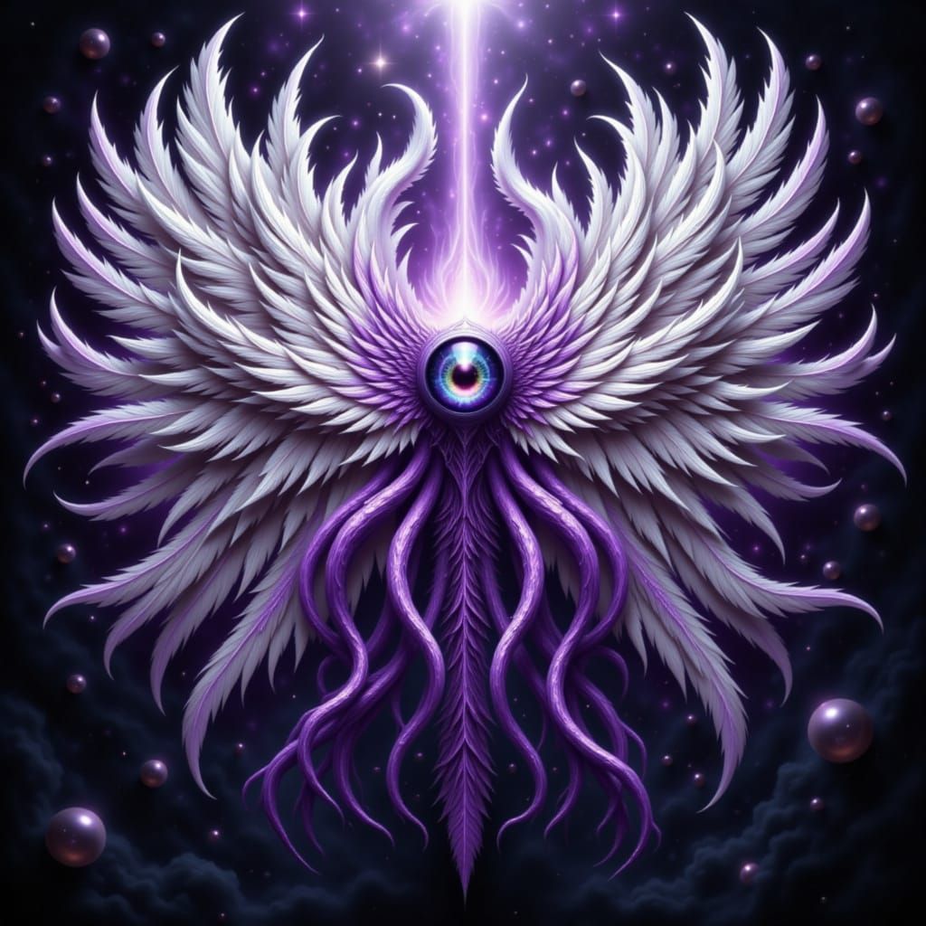 The Many Winged Eldritch Angel - Divine Celestial Being in ...