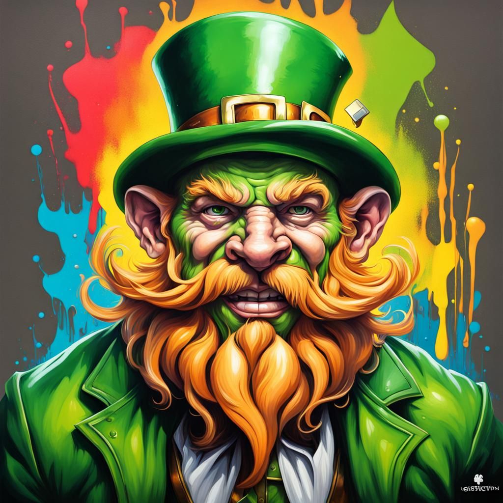Buff leprechaun - AI Generated Artwork - NightCafe Creator