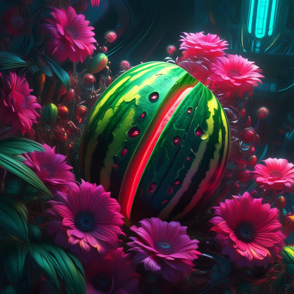 Watermelon - AI Generated Artwork - NightCafe Creator