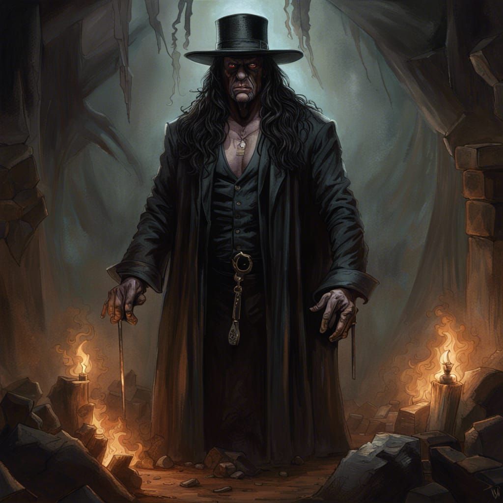 The Undertaker - AI Generated Artwork - NightCafe Creator