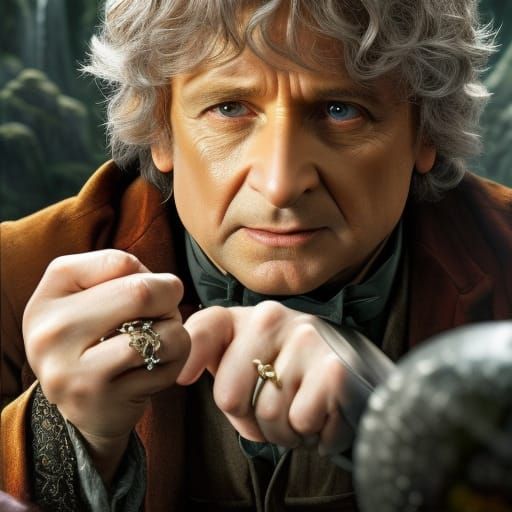 Bilbo Baggins - AI Generated Artwork - NightCafe Creator