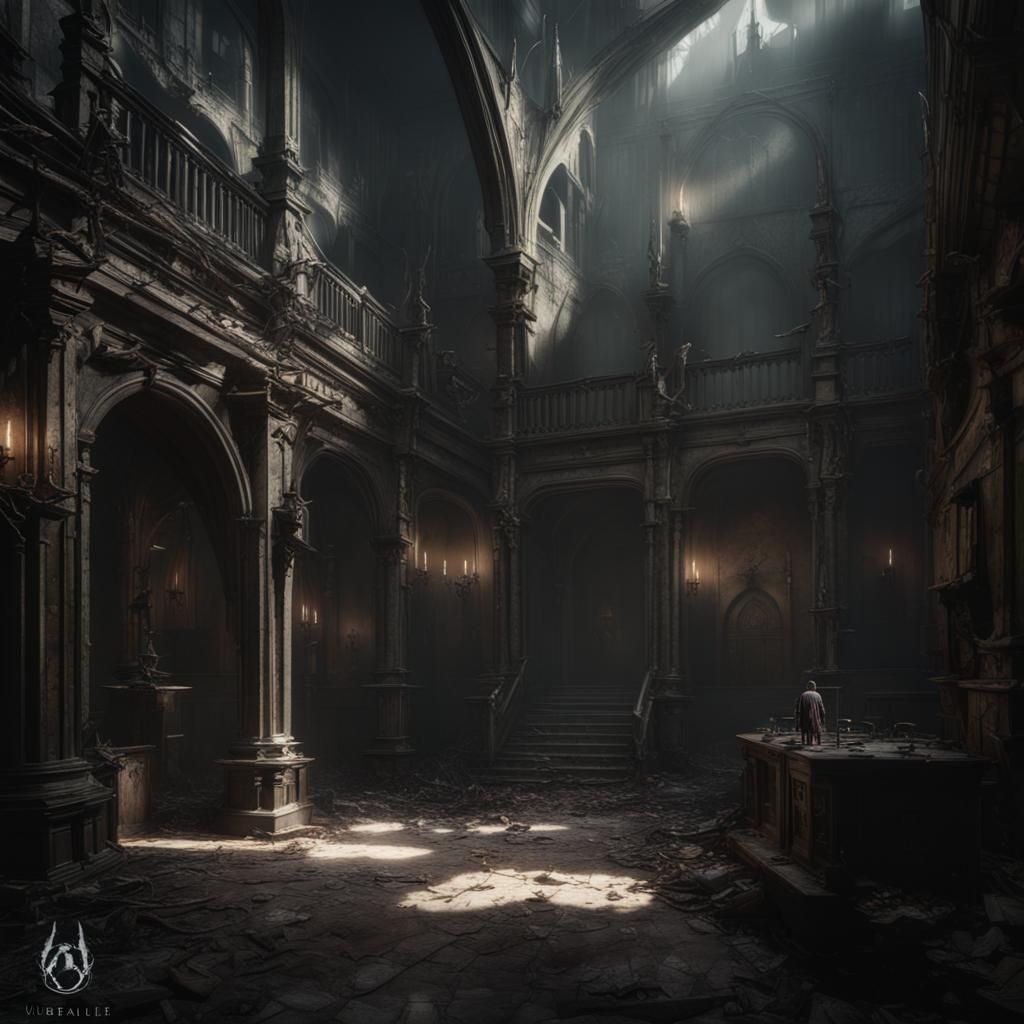 Tom riddle shadow. Ruin orphanage. Evil creature shadow - AI Generated ...