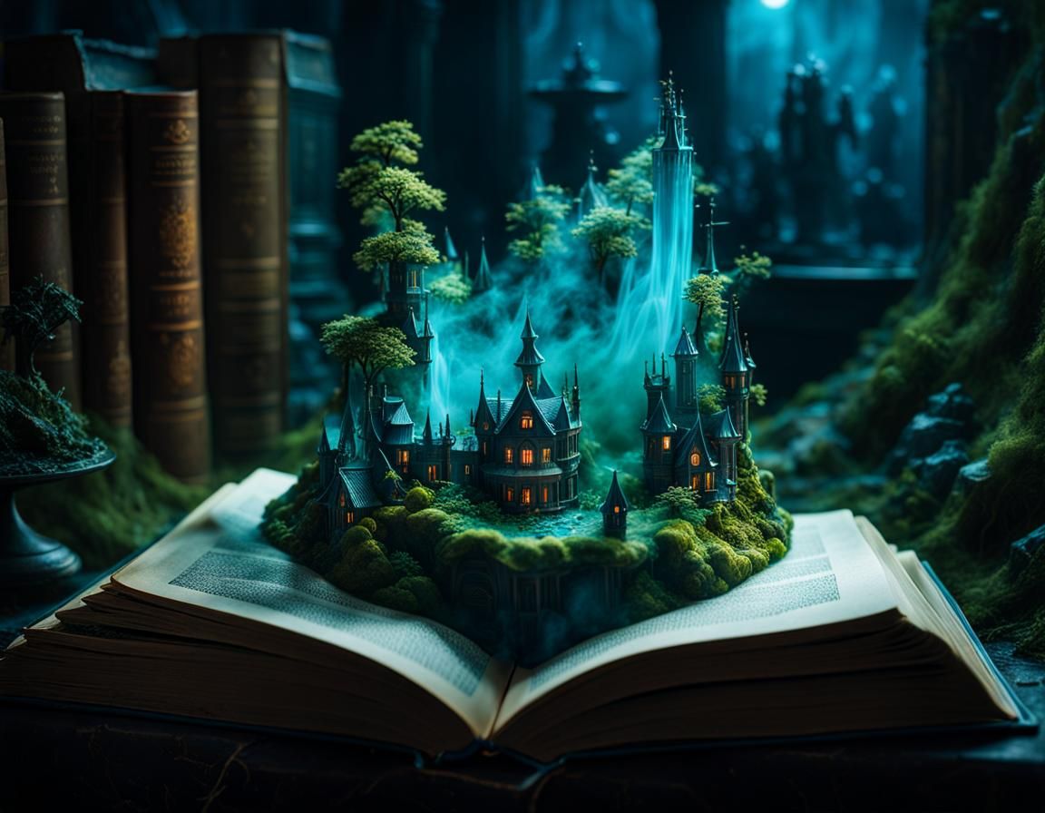 fantasy book - AI Generated Artwork - NightCafe Creator