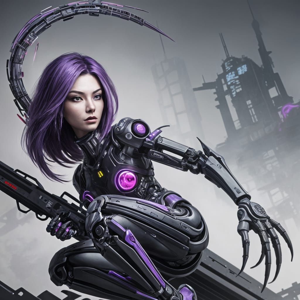 Kai Brickle ["Brickles"] variant - Cyborg Warrior in Dark Ce...