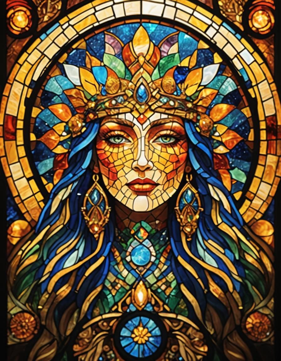 Colorful Goddess - AI Generated Artwork - NightCafe Creator