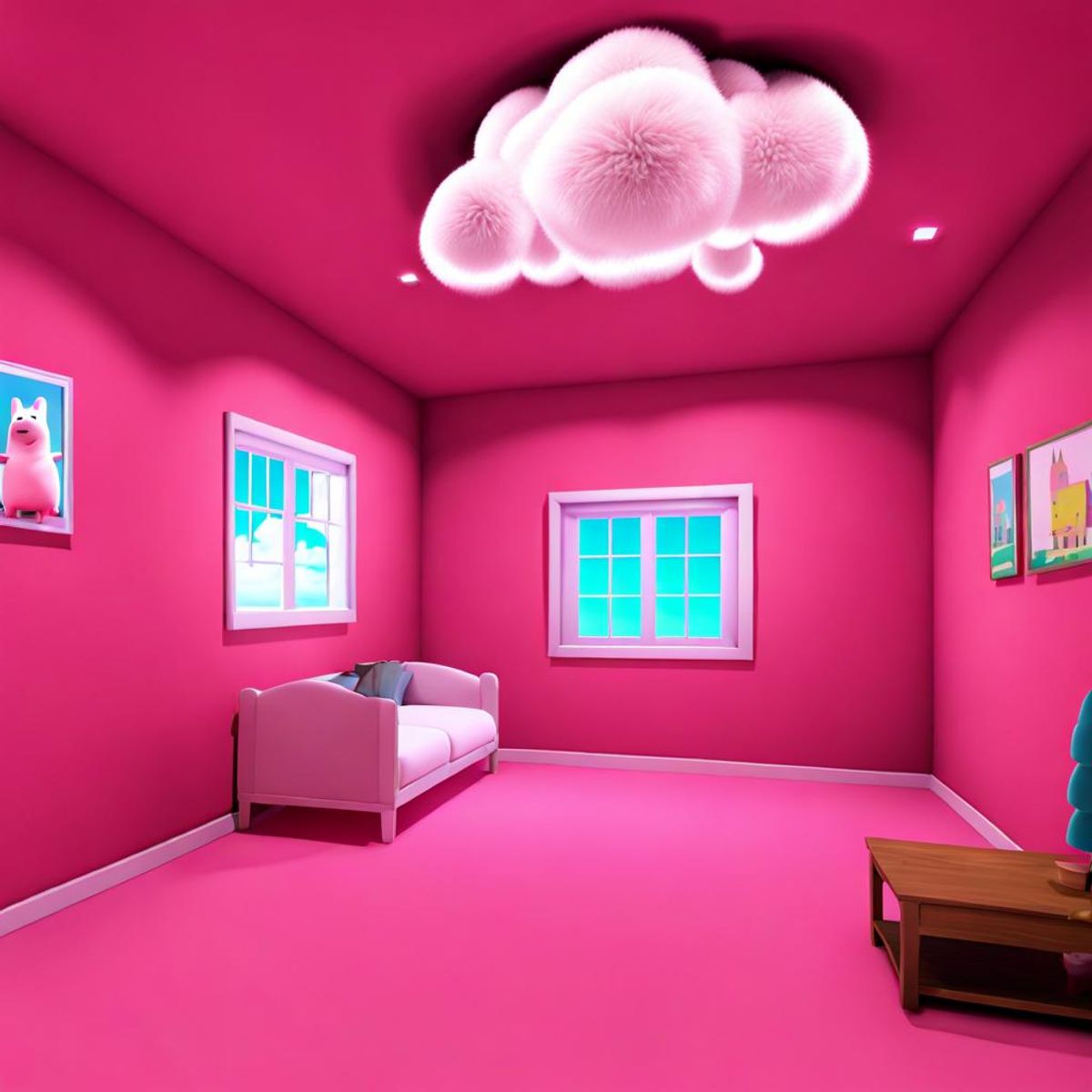 Liminal Playroom - AI Generated Artwork - NightCafe Creator