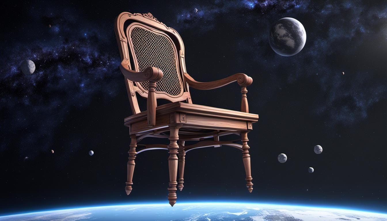 chair in space - AI Generated Artwork - NightCafe Creator