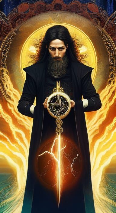 Warlock - AI Generated Artwork - NightCafe Creator