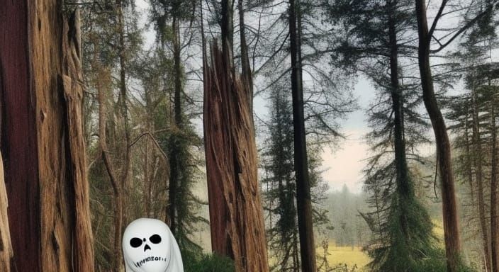 Grumpy Ghost - AI Generated Artwork - NightCafe Creator