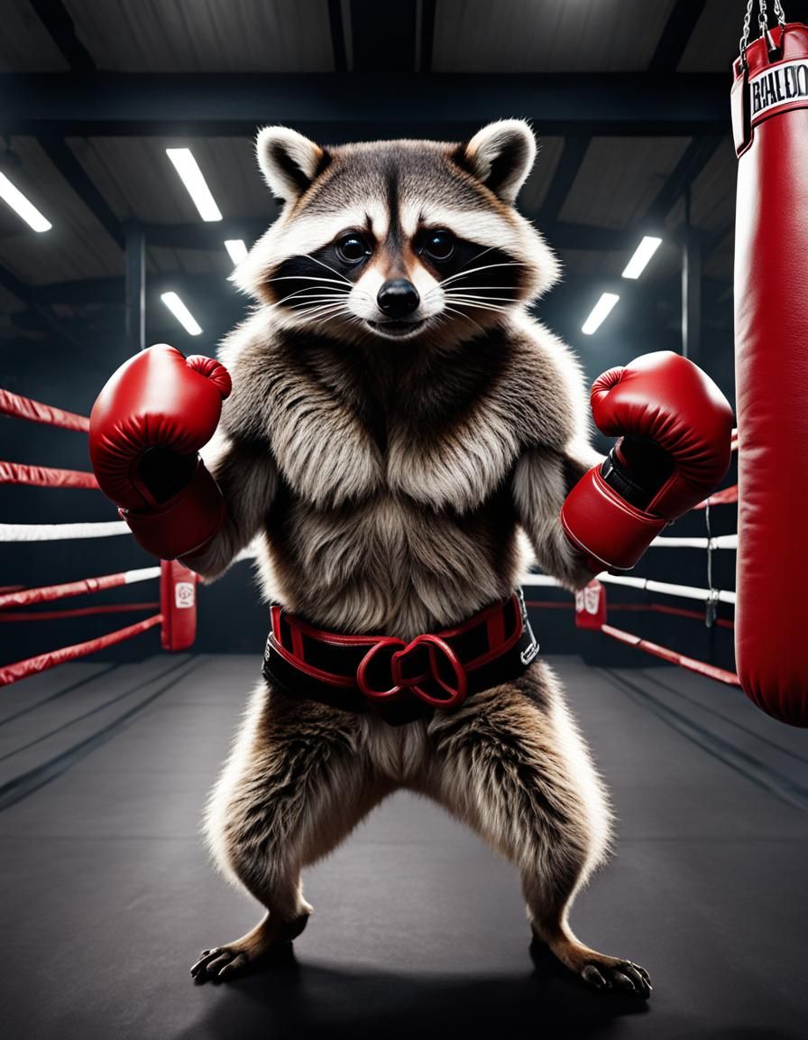 Rocky Raccoon! - AI Generated Artwork - NightCafe Creator