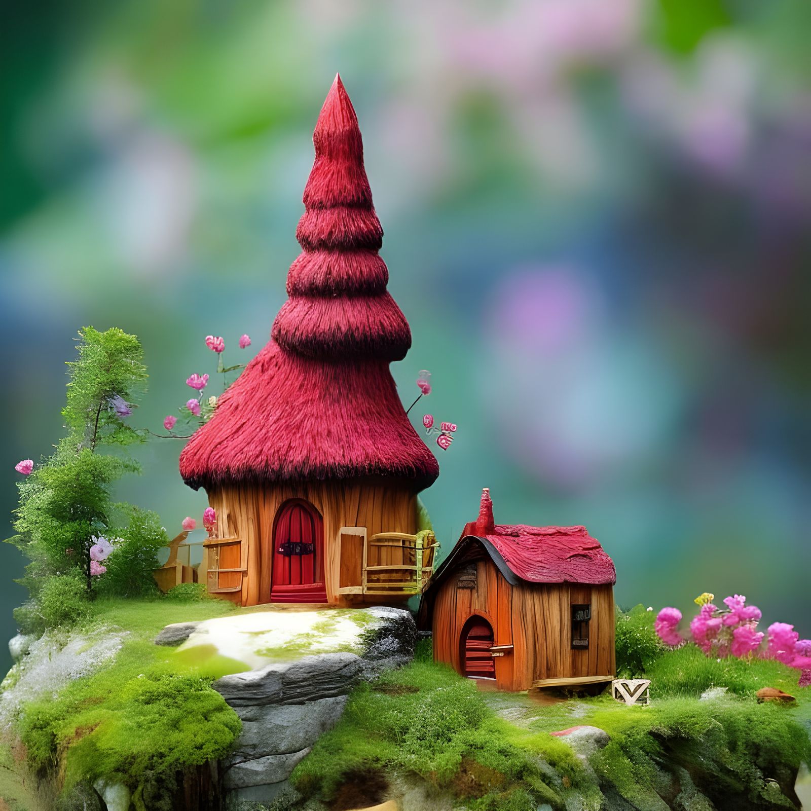 Bright red, Bright red strontium fire, Castle, person, Sharp contrast ...