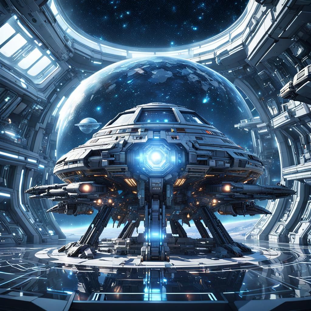 Welcome Aboard to the Star-Trex Hyper Spaceship - AI Generated Artwork ...