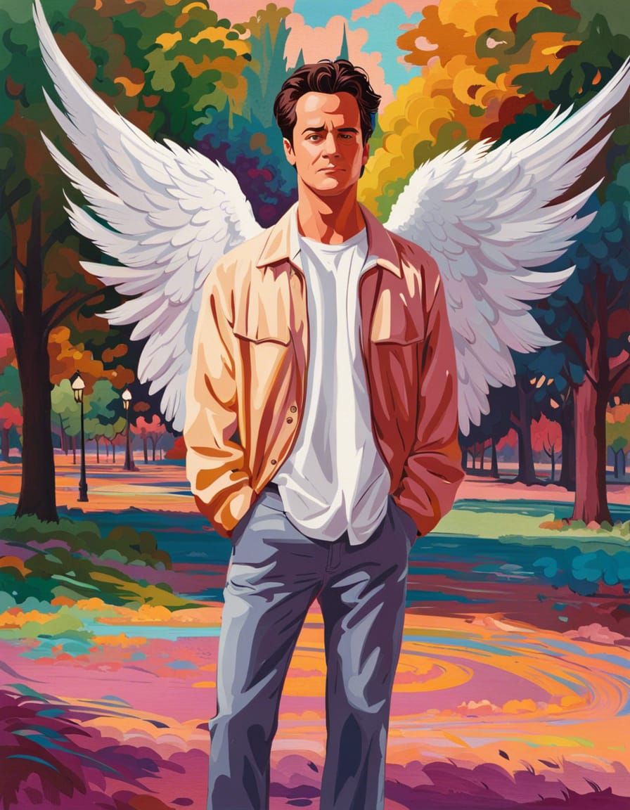 Matthew Perry, could you be more alive? - AI Generated Artwork ...