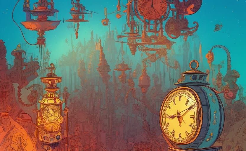 Clocks etc. - AI Generated Artwork - NightCafe Creator