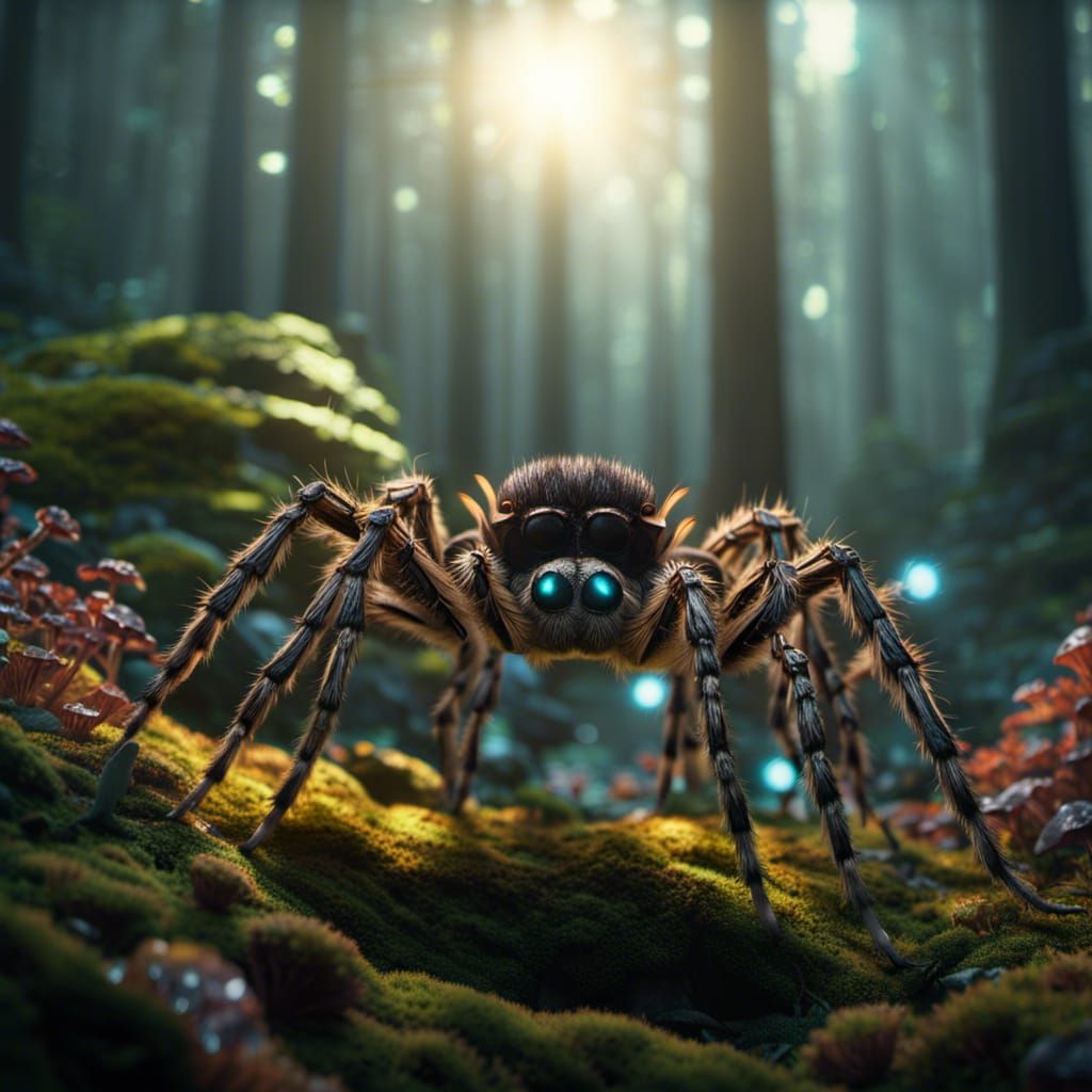 Tarantulas - AI Generated Artwork - NightCafe Creator