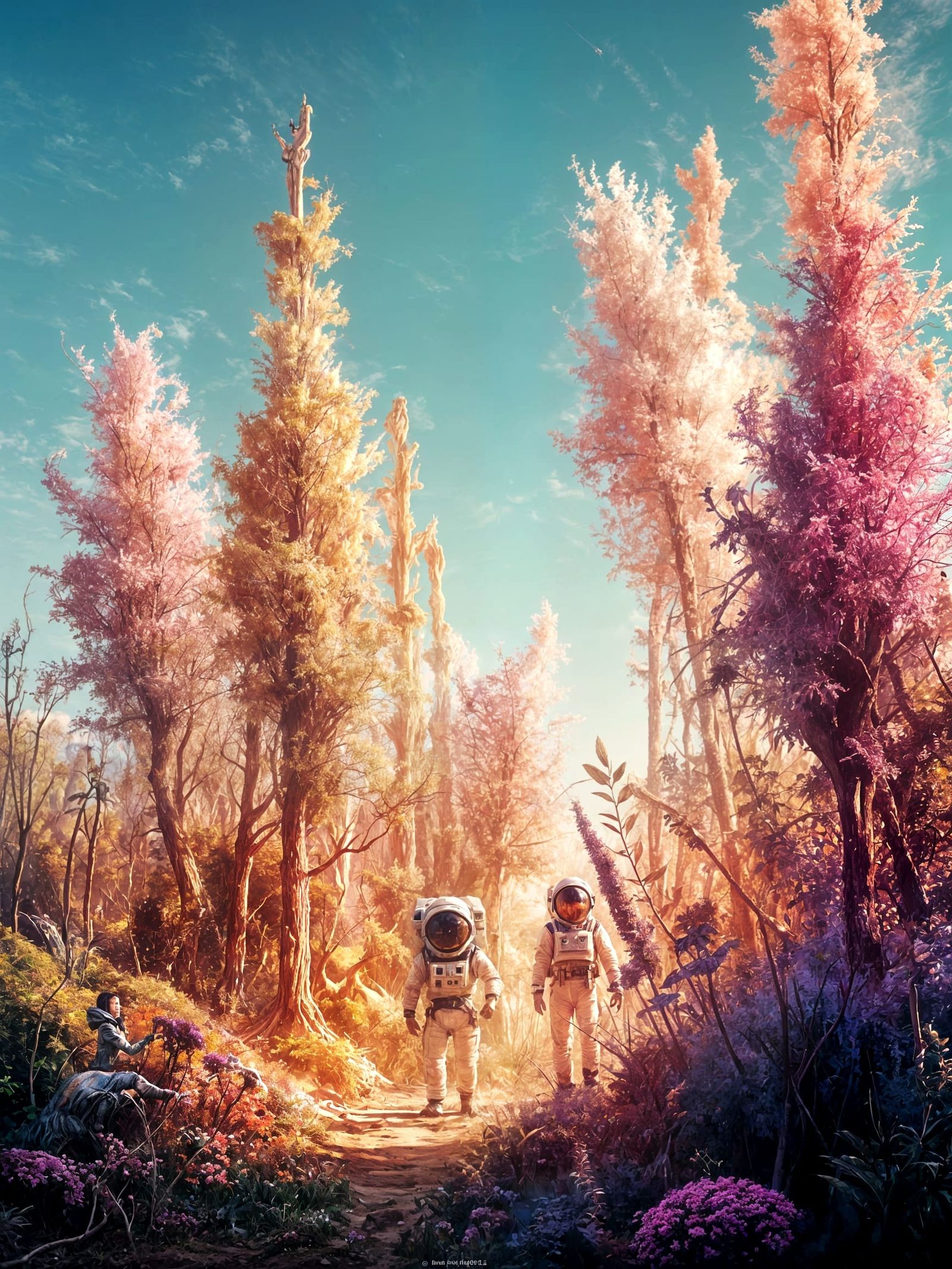 Imaginary Plants...A surreal alien landscape