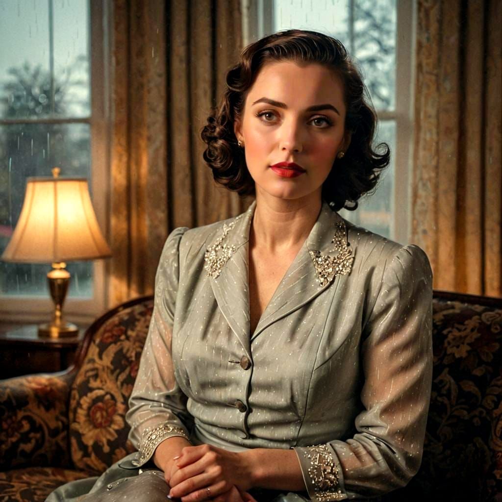 Retro Lady - AI Generated Artwork - NightCafe Creator