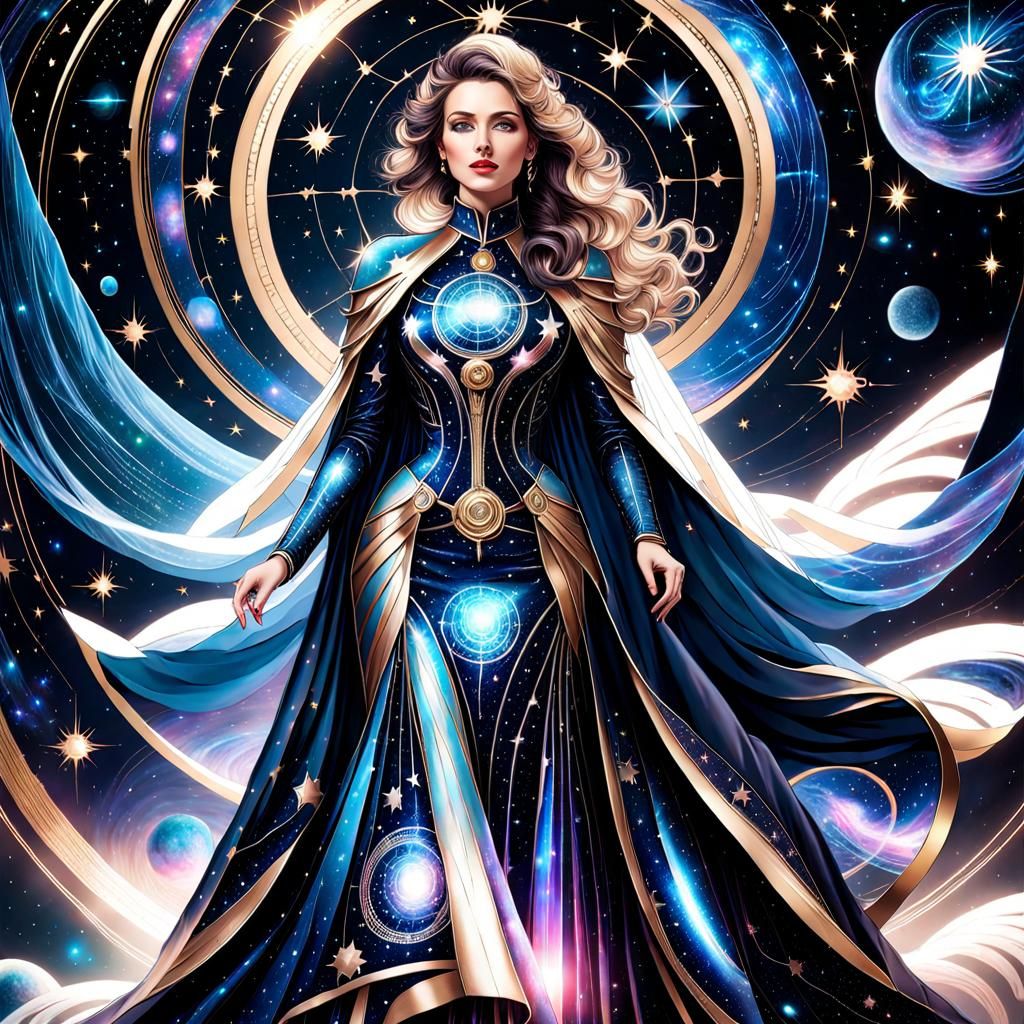 Celestial Cyberspace - AI Generated Artwork - NightCafe Creator