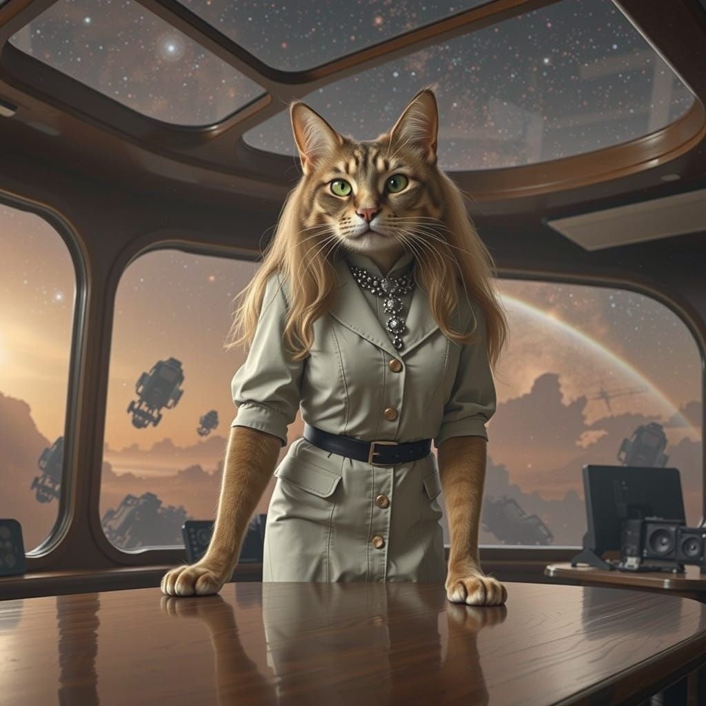 Razira Makel, Meklarn CEOwner - Retro-Futuristic Businesswom...