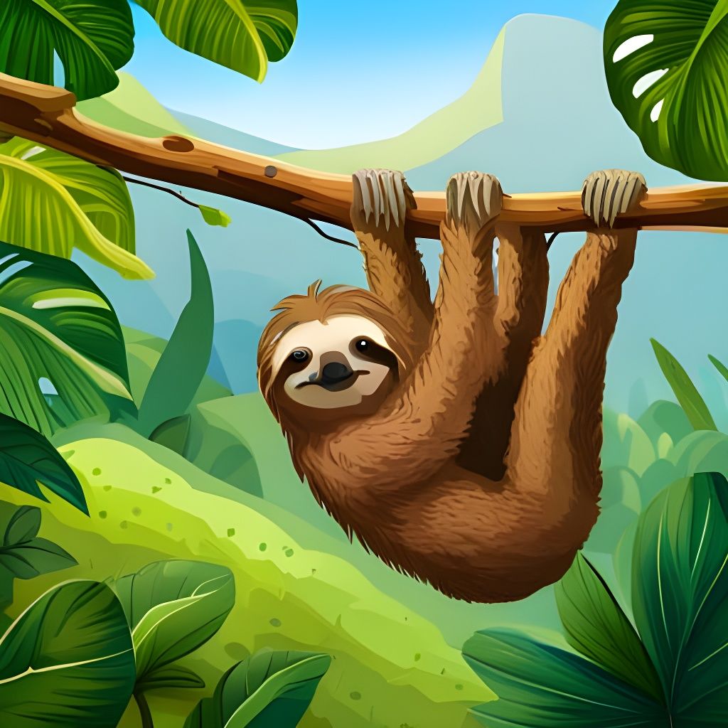 Sloth - AI Generated Artwork - NightCafe Creator