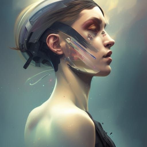 Tuned In - Space Punk Portrait in High Definition