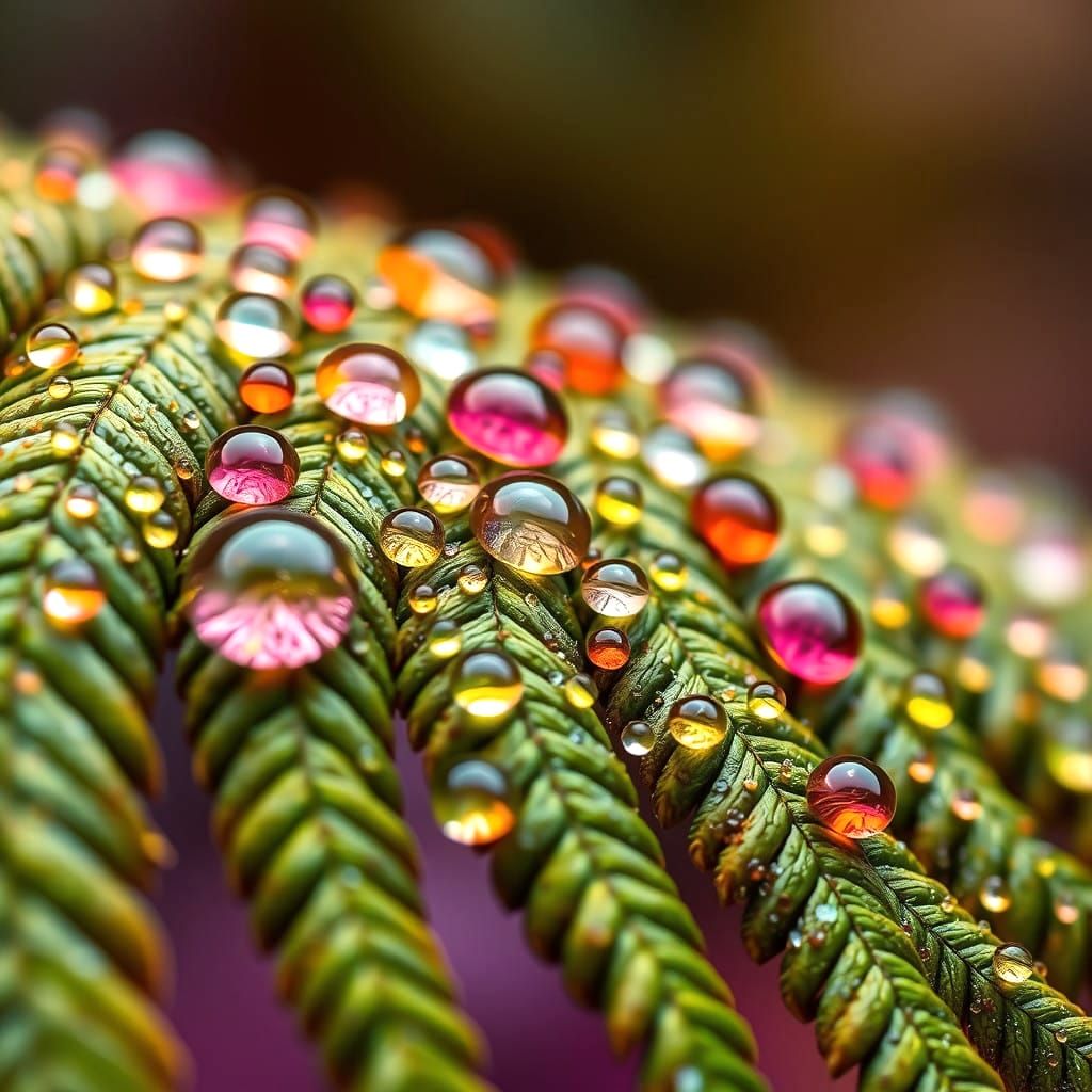 Fern Magic - Fractured Fern in Vibrant Colors