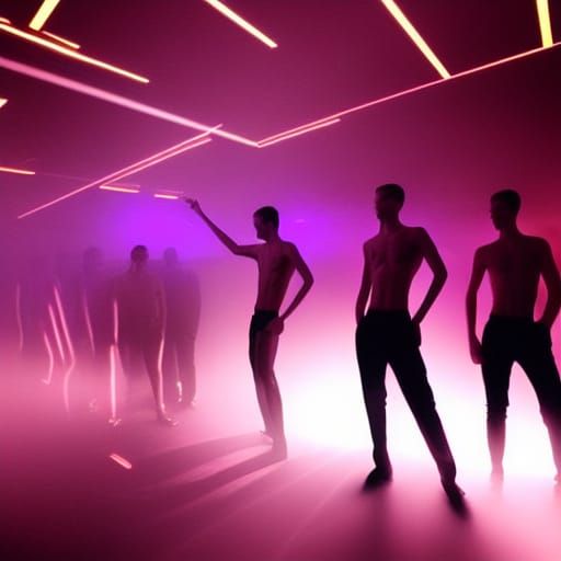 At the club - AI Generated Artwork - NightCafe Creator