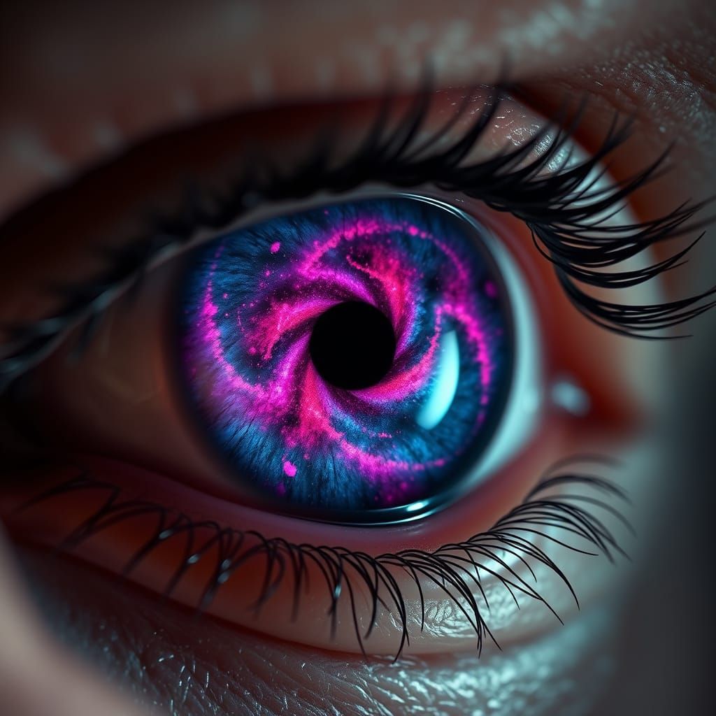 Nebularis - Galactic Eye in Hyper-Realistic Close-Up