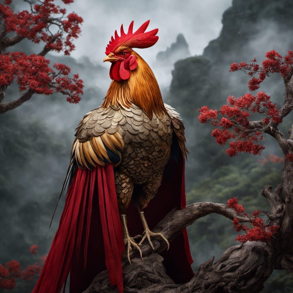 I am the power rooster, wellcome to my world - AI Generated Artwork ...
