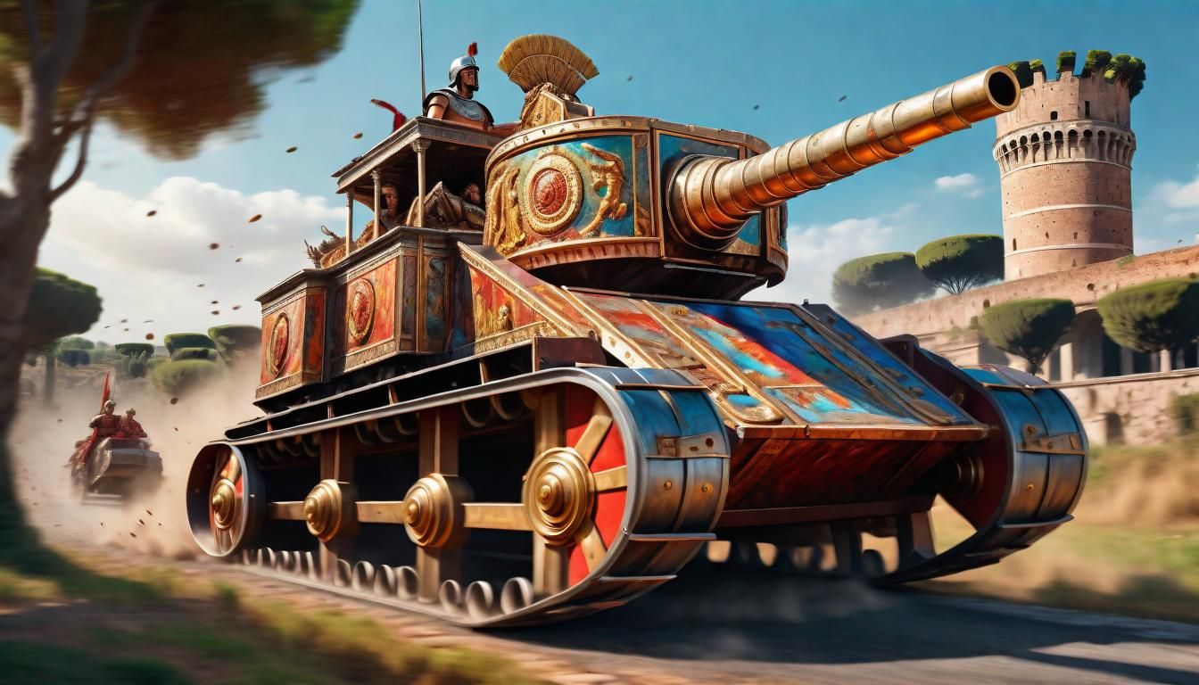 Roman Tank Legion IV - AI Generated Artwork - NightCafe Creator