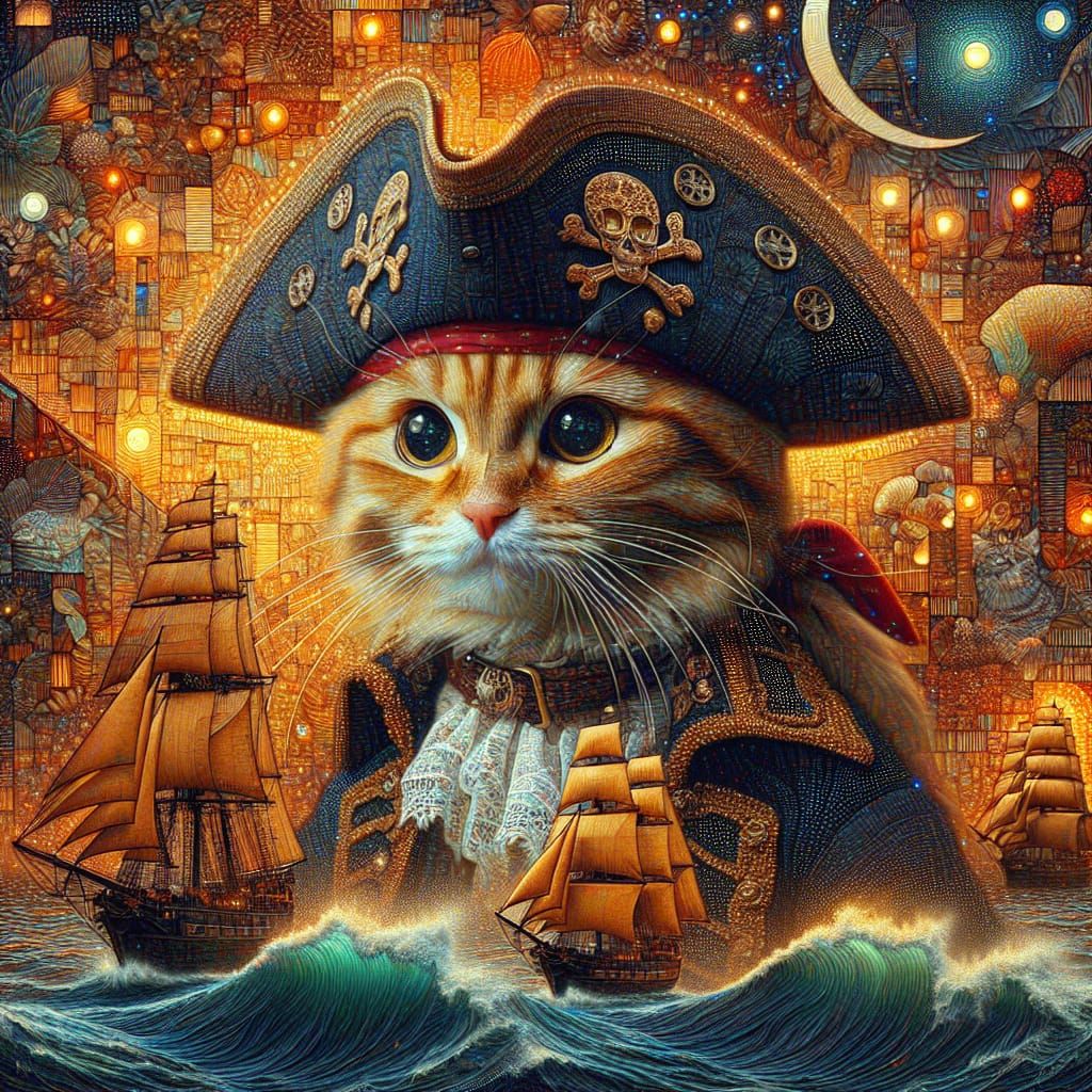 Pirate collage art... - AI Generated Artwork - NightCafe Creator