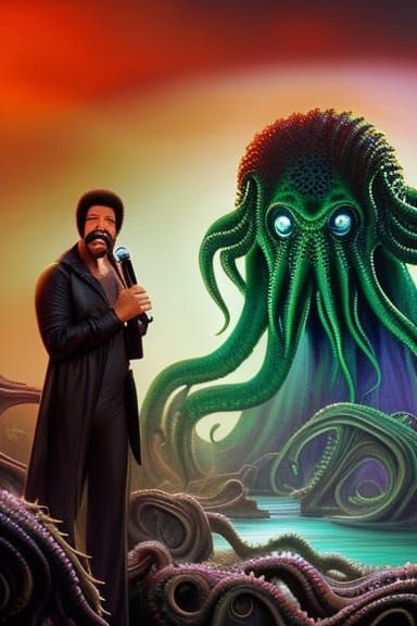 "Hello? Is it... Cthulhu you're looking for?" - AI Generated Artwork ...