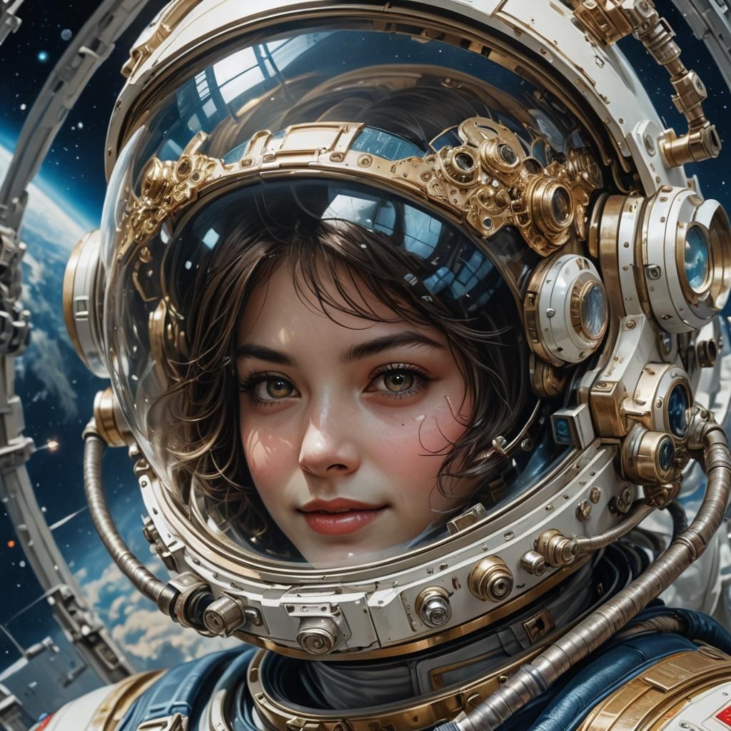 Cosmo-Naut - AI Generated Artwork - NightCafe Creator