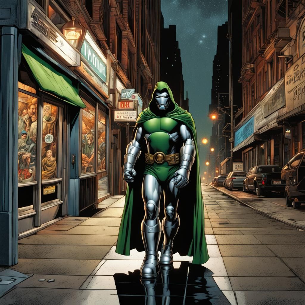 Doctor Doom comic book character. - AI Generated Artwork - NightCafe ...