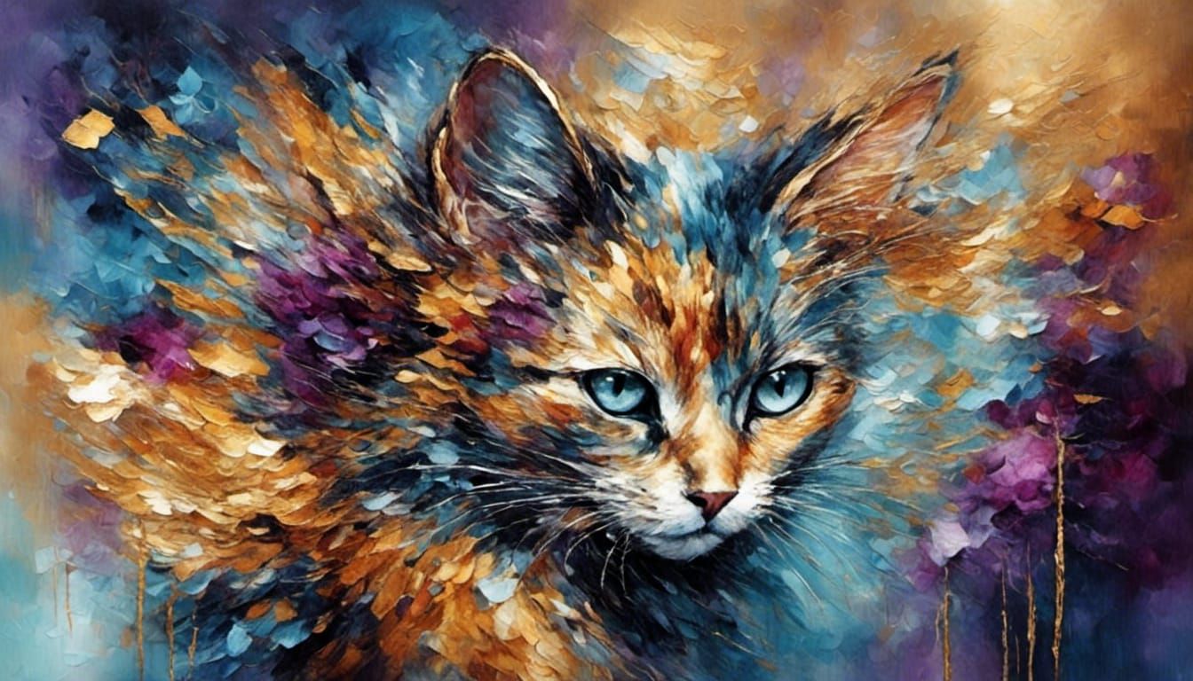 My Lora:Edgy: Cat portrait - AI Generated Artwork - NightCafe Creator