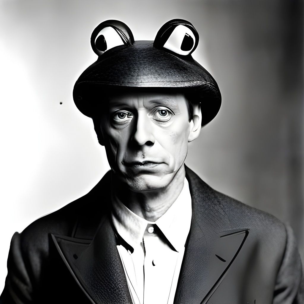 Frog hat man - AI Generated Artwork - NightCafe Creator