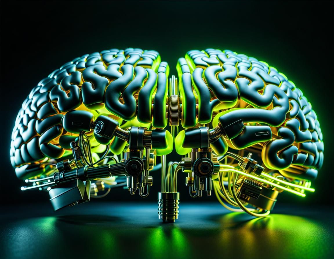 Dual brain processor - AI Generated Artwork - NightCafe Creator