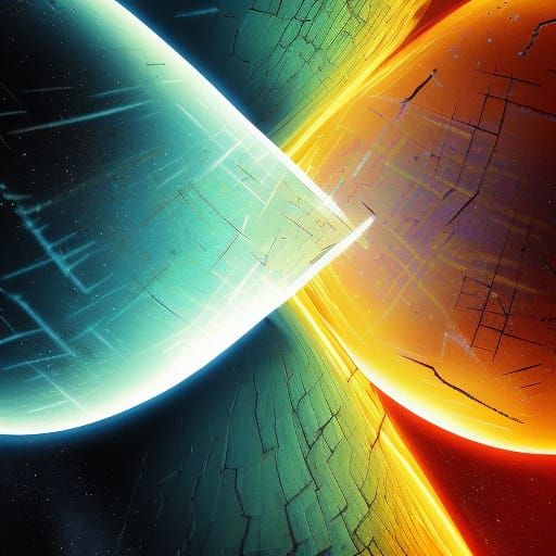 Cracks in the multiverse. - AI Generated Artwork - NightCafe Creator