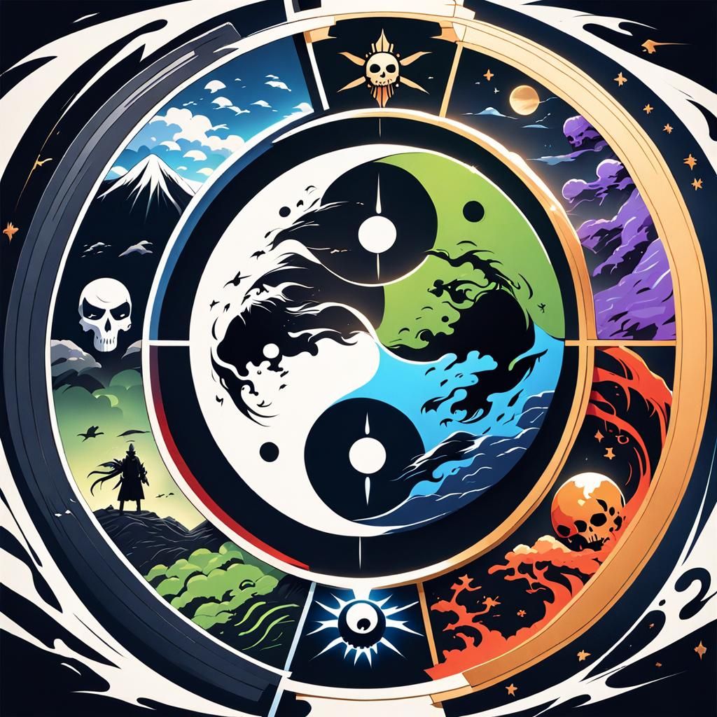 Balanced Chaos - AI Generated Artwork - NightCafe Creator