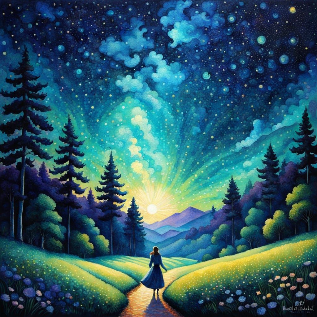 Starry Night Pathway - Starry Night Pathway