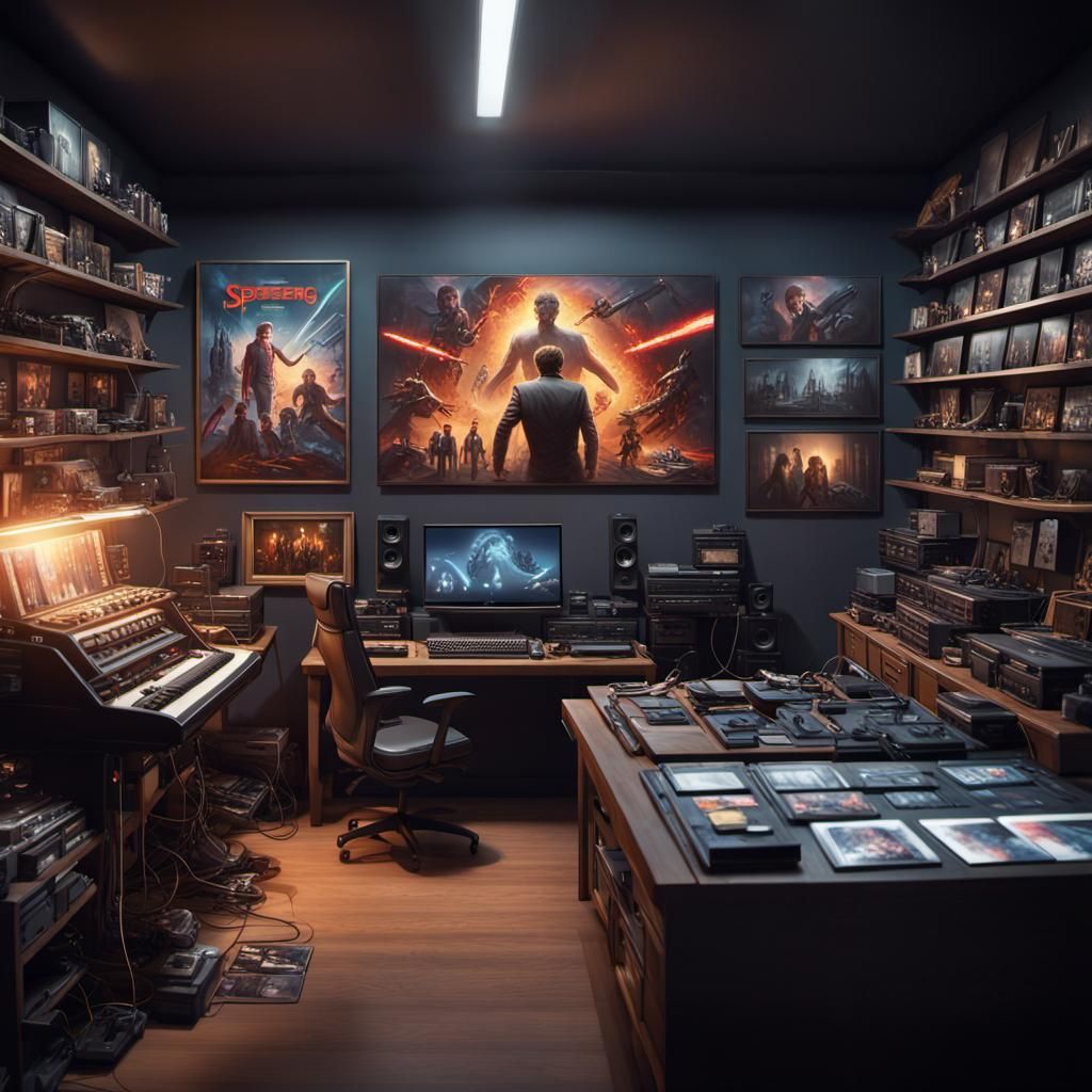 Gaming studio - AI Generated Artwork - NightCafe Creator