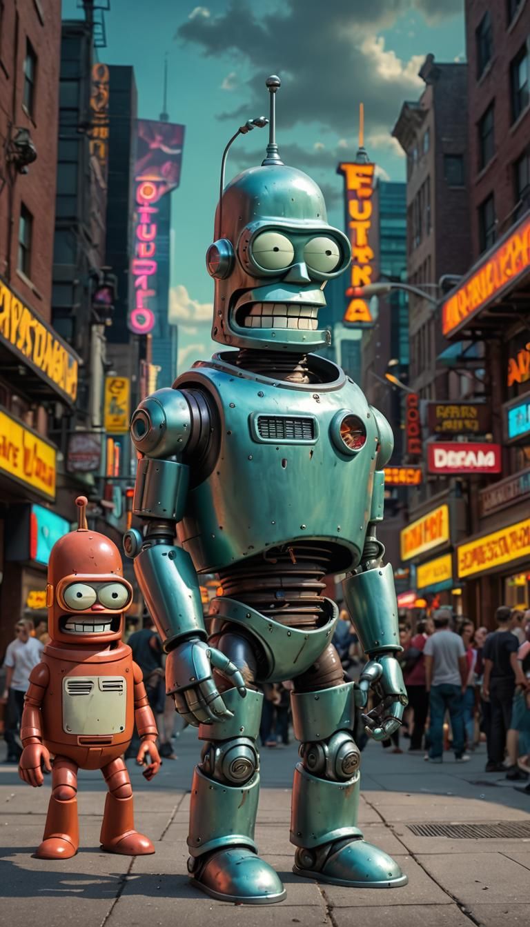 Bender - AI Generated Artwork - NightCafe Creator